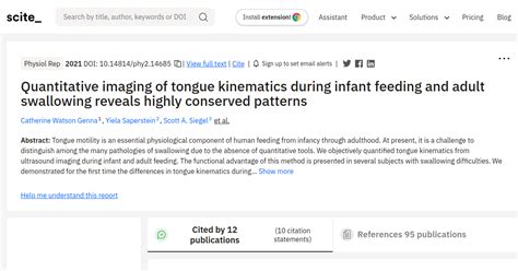 Quantitative Imaging Of Tongue Kinematics During Infant Feeding And