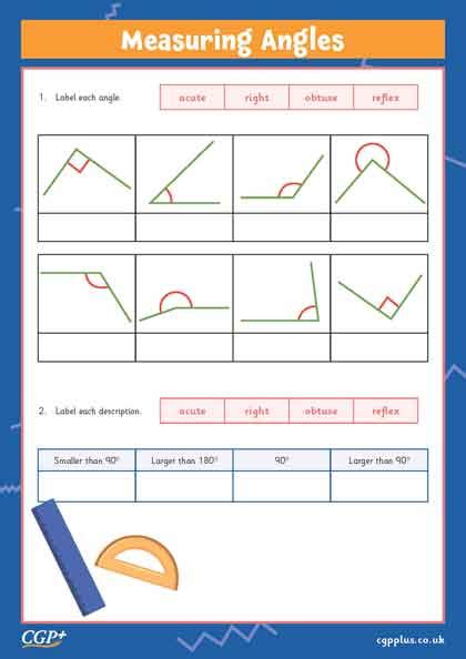 Classify And Measure The Angles Year 6 Cgp Plus