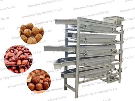 500 1800kgh Automatic Nuts Grading Machine For Sale