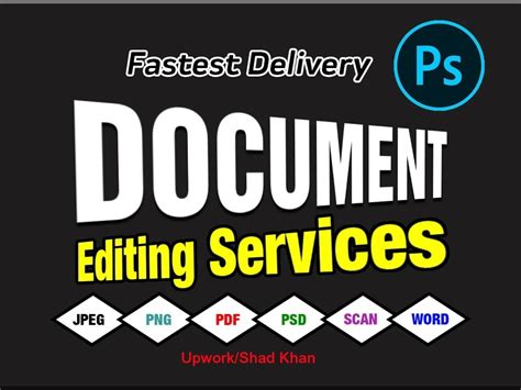 Documents Editing Pdf Editing And Text Editing In Images Upwork