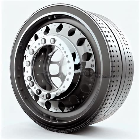 Chassis With Wheels Of Commercial Freight Transportation Stylish Black