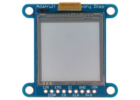 Sharp Memory Display Breakout Silver Monochrome 13 96x96