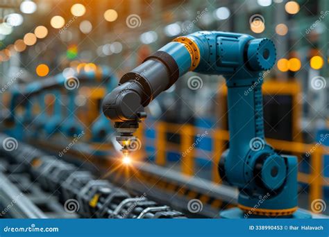 Smart Robot Arm System Enhancing Factory Production Lines With Ai In Automation Manufacturing