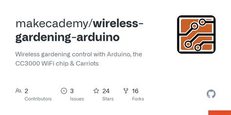 GitHub Makecademy Wireless Gardening Arduino Wireless Gardening
