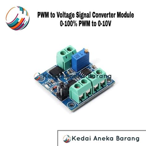 Jual Pwm To Voltage Signal Converter Module Modul 0 100 To 0 10v Shopee Indonesia