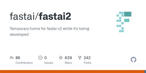 github fastai fastai2 temporary home for fastai v2 while it s being