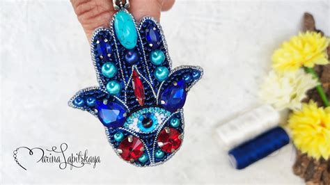 👁️ Как сделать кулон амулет Хамса или рука Фатимы мастер класс Youtube