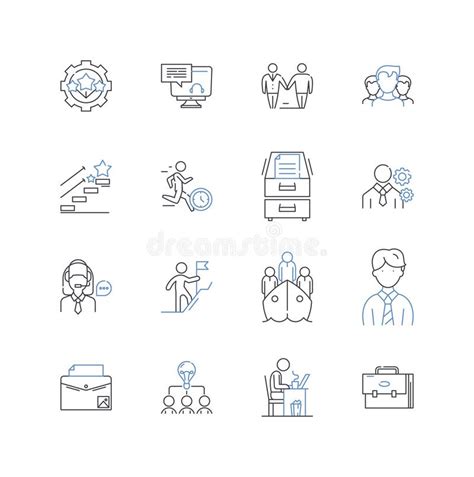 Expertise Line Icons Collection Mastery Proficiency Skill Specialization Aptitude