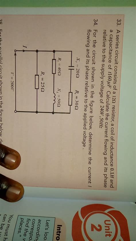 A Series Circuit Consists Of A 12 Omega Resistor A Coil Of Inductance 0