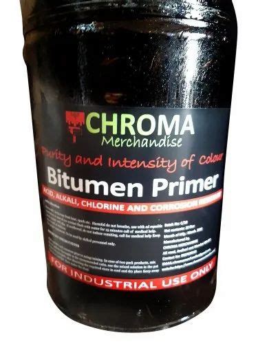 Chroma Bitumen Primer Oil Base For Metal Concrete And Wood Black At
