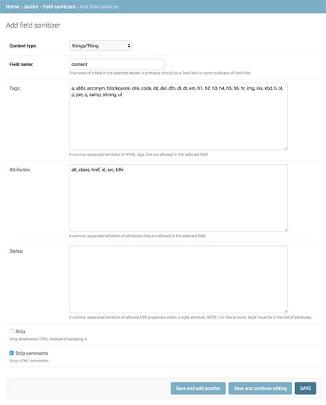 Github Bradmontgomerydjango Janitor Django Janitor Allows You To