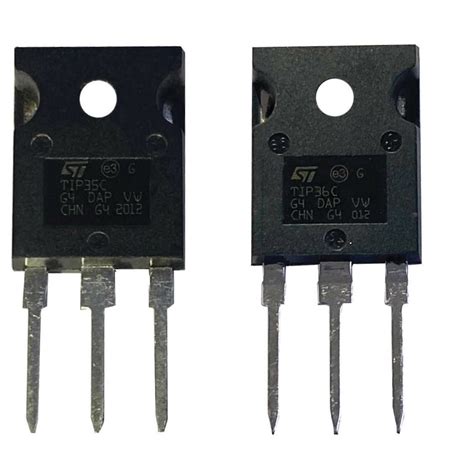 Par Transistor Tip35c Npn Tip36c Pnp Shopee Brasil