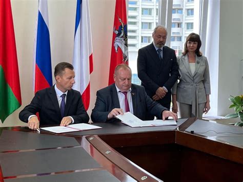 Крым и Белоруссия подписали соглашения о сотрудничестве Лента новостей Крыма
