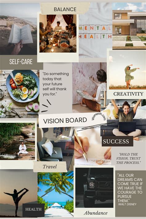 Vision Board Ideas For Women