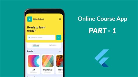 Flutter Ui Online Course App Part 1 Protorix Code Flutter