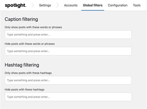 Global Filters Spotlight