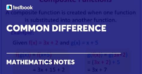 Common Difference In Arithmetic Progression Formula With Examples