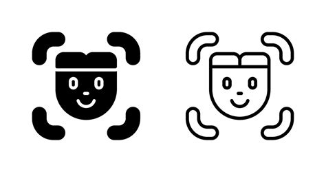 Facial Recognition Vector Icon 39147598 Vector Art At Vecteezy