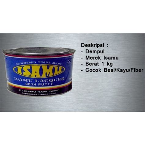 Jual Dempul Besi Isamu 1 Kg Shopee Indonesia