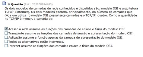 Os Dois Modelos De Camadas De Rede Mais Reconhecidos Tcp Ip E Osi Varanda