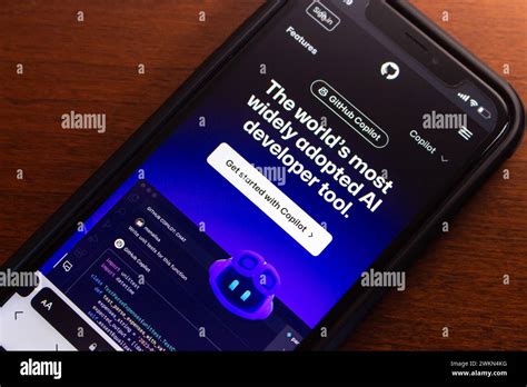 Github Copilot Website In Iphone Github Copilot Is Ai Code Completion Tool That Suggests Code