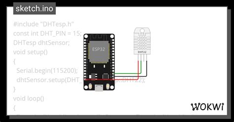 Temperature Sensor Wokwi Esp32 Stm32 Arduino Simulator