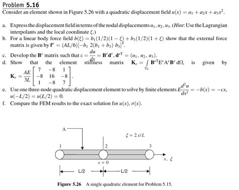 Problem 516consider An ﻿element Shown In ﻿figure