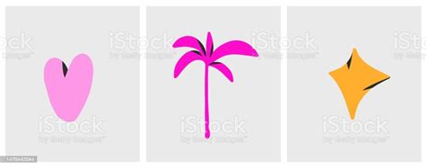 손으로 그린 벡터 추상 간단한 현대 창조적 인 장식 현대 미니멀리즘 특이한 유기 질감 모양 형태 세트 낙서 디자인 개념 유기적