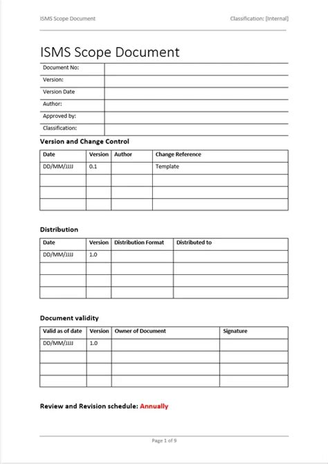 ISO 27001 ISMS Scope Document Template Define Boundaries ISO 27001 ISMS Scope Document Template Define Boundaries