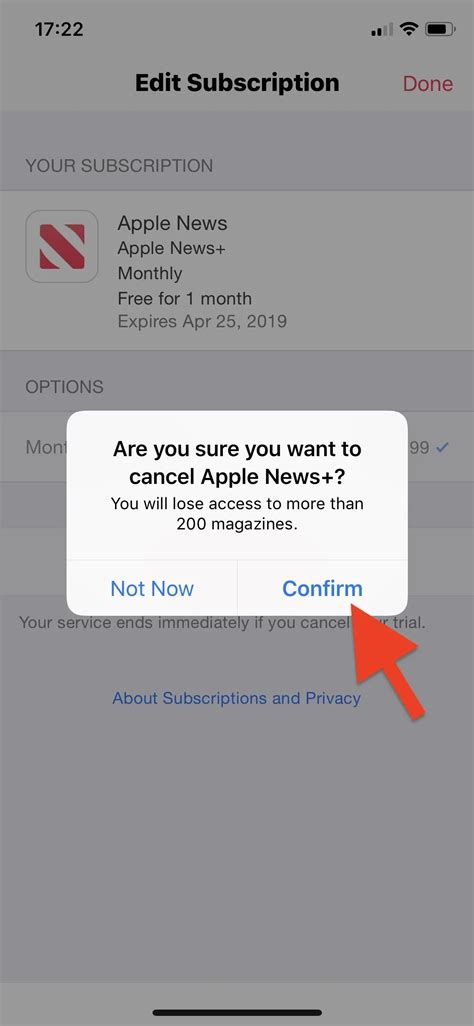 how to cancel the apple news auto renewal before your free trial ends