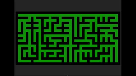 Maze Generation Sidewinder With Flooding Youtube