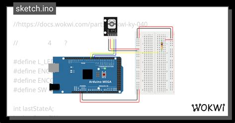 Rotary Encoder Interrupt Quad 교수님께 확인받기 Wokwi Esp32 Stm32 Arduino