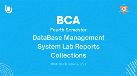 Database Management System Lab Reports Uni Bytes
