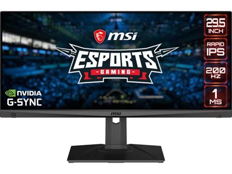 Refurbished Msi Hz Rapid Ips Fhd Gaming Monitor Nvidia G Sync Dci P Srgb