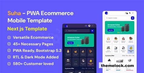 suha pwa ecommerce mobile react next js template premium themes and templates