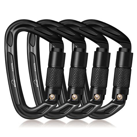 Beifeng 25kn Auto Locking Carabiner Uiaa Certified Heavy Duty