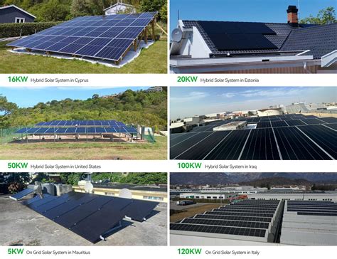 Custom 50kw Three Phase On Grid Solar Systemwholesale 50kw Three Phase