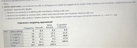 Statistik Variabel Matematikuniversitet Pluggakuten