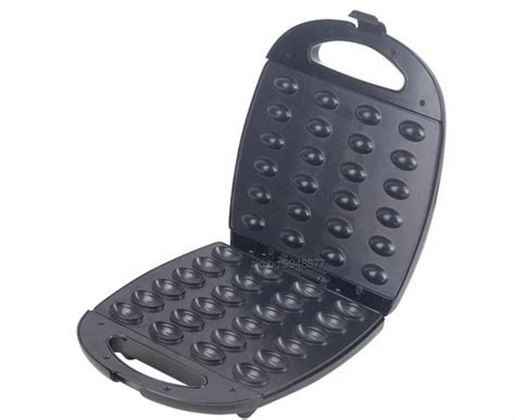 Уред за сладки орехчета Voltz 1200w За 24 сладки Незалепващи плочи Бял Скари тостери г