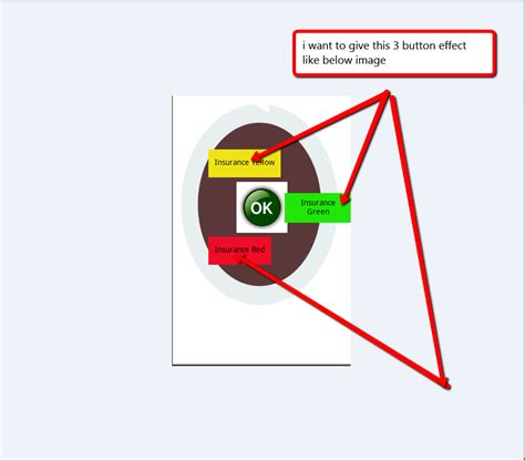 Give Arc Effect On Buttons For Circular Menu In Android Stack Overflow