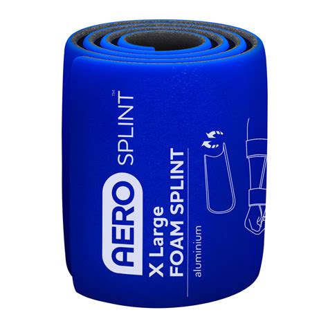 Aerosplint Folded Extra Large Aluminium Foam Splint 91 X 14cm First Aid Store Australia