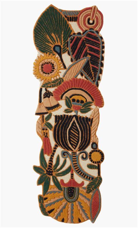 Loloi X Justina Blakeney Optimism Plants Rug 26 X 76 Ivorymulti