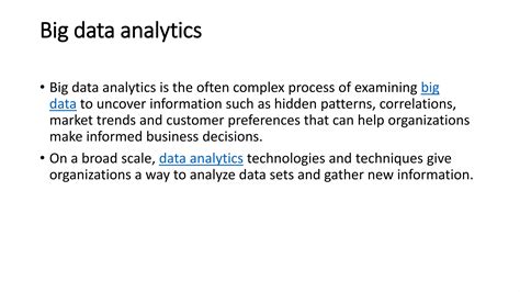 Big Data Analytics With Hadoop Pptx Internet Computing