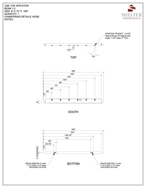 Appleton 14x20 Timber Frame Plans Shelter Tools · Shelter Institute