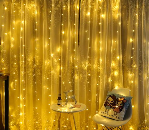 Led窗帘灯串彩灯闪灯装饰220v 33m 下单备注颜色默认发暖白色 Zy101902 融创集采商城
