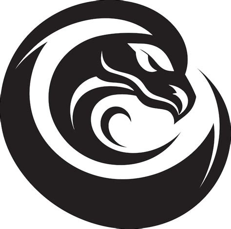 Premium Vector Onyx Scales Vector Python Imagesinuous Serpent Noir Viper Style