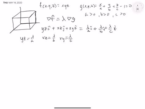SOLVED Find The Volume Of The Largest Rectangular Box With Faces Parallel To The Coordinate