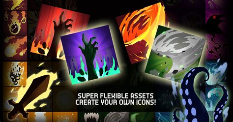 Editable RPG Skill Icons By Illustrashawns