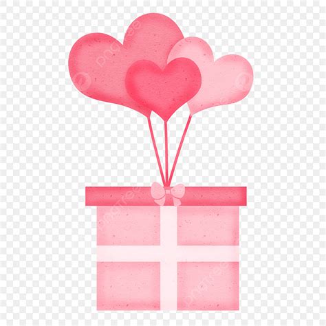 손으로 그린 낭만주의 깜짝 선물 일러스트 상자 그림 손으로 그린 낭만적 인 놀라다 Png 일러스트 및 Psd 이미지 무료 다운로드 Pngtree