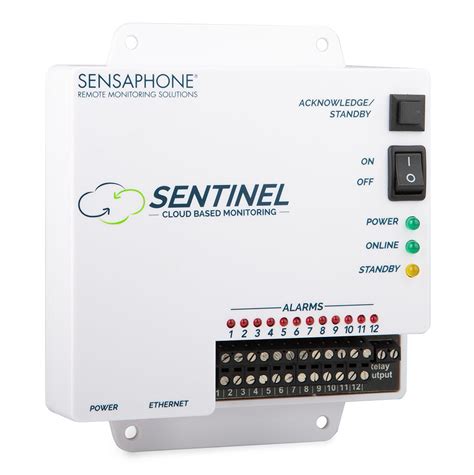 Sensaphone Sentinel Monitoring System Cloud Based Remote Monitoring